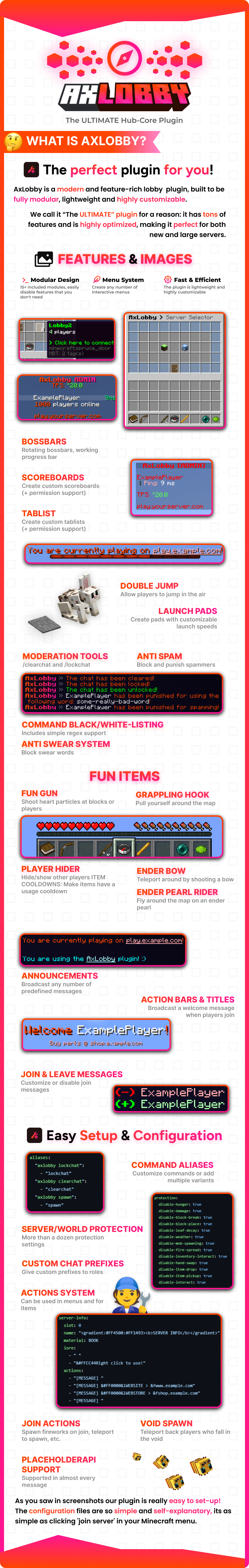 AxLobby | The ULTIMATE Hub-Core Plugin | BuiltByBit